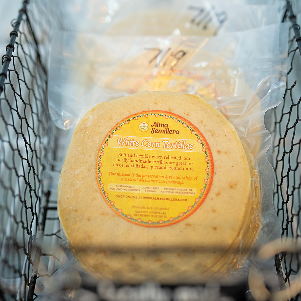 Alma Semillera White Corn Tortillas – The Local Butcher Shop