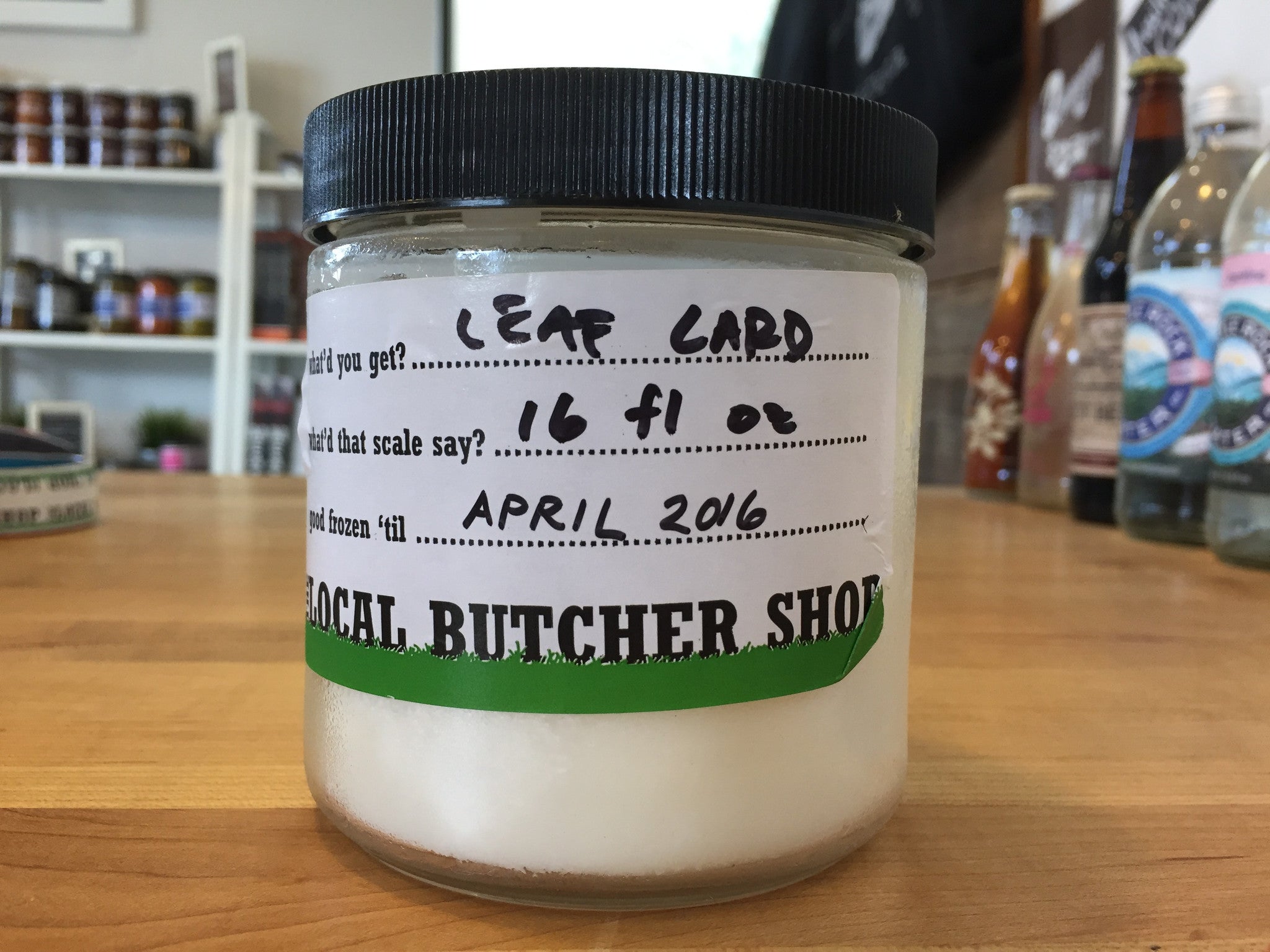 Rendered Fat – The Local Butcher Shop
